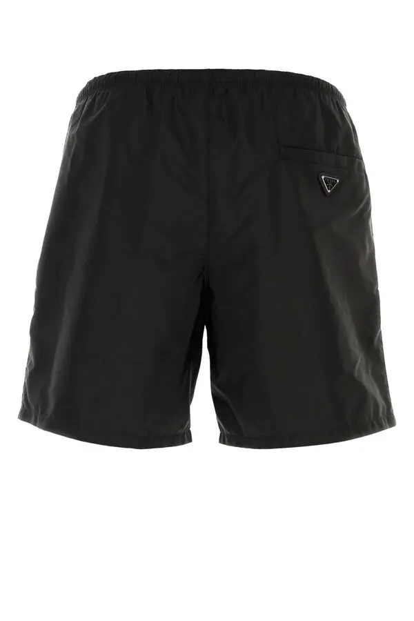 Prada Re-nylon Swimming Shorts - Black