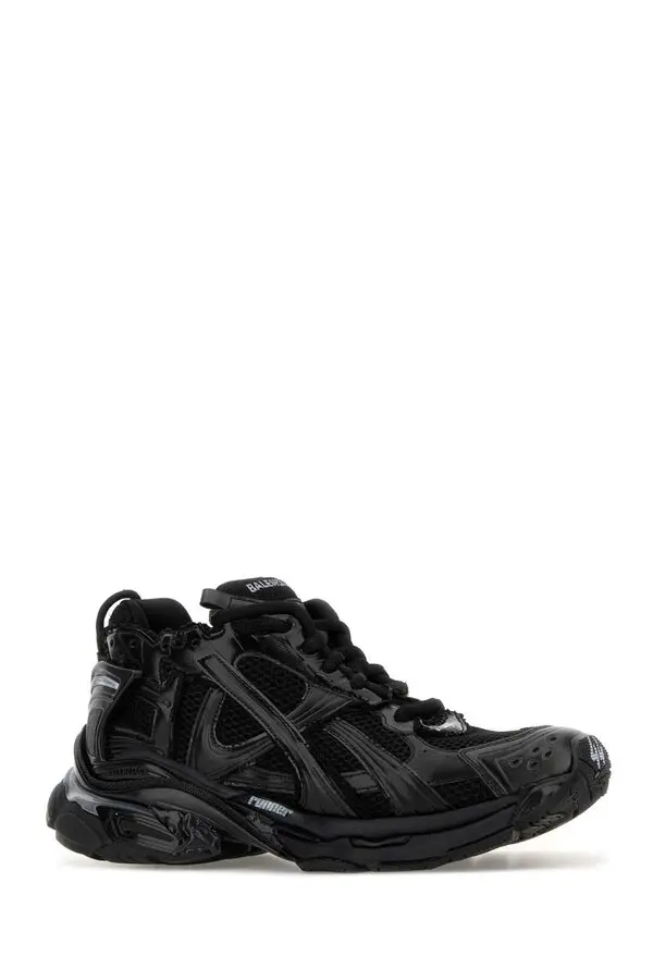 Balenciaga Mesh And Rubber Runner Led Sneakers