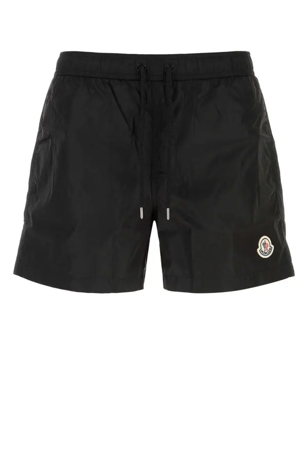 Moncler Nylon Swimming Shorts - Black