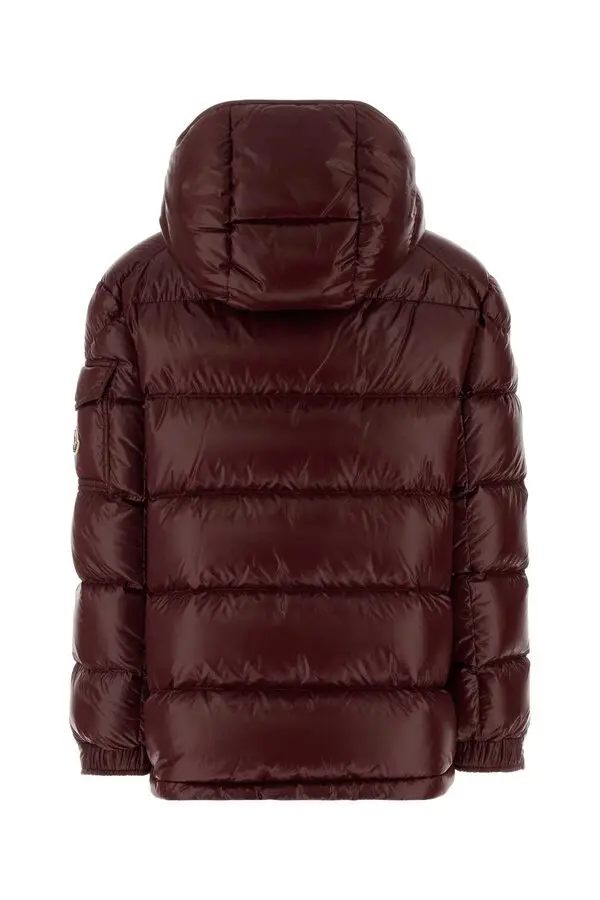 Moncler Burgundy Nylon Maire Down Jacket