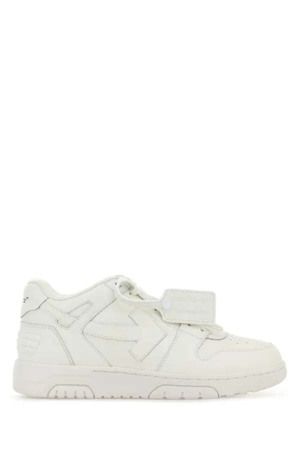 Off-White Off Leather Out Of Office Sneakers - White