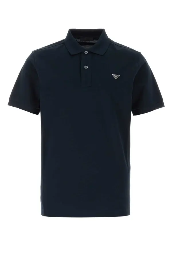 Prada Midnight Piquet Polo Shirt