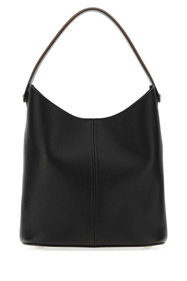MAISON MARGIELA Leather Dress-age Shopping Bag - Black