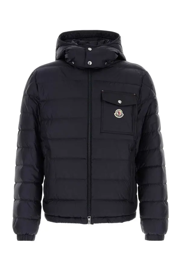 Moncler Navy Verith Down Jacket - Blue