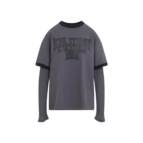 Acne Studios Long-sleeve Layered T-shirt - Gray
