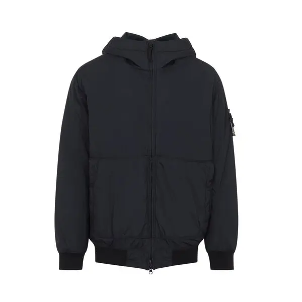 Stone Island Technical Fabric Hooded Bomber Jacket