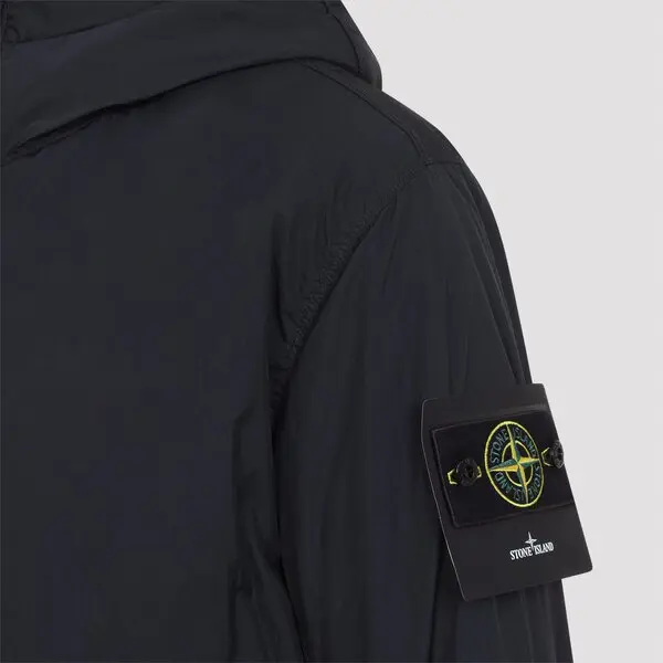 Stone Island Technical Fabric Hooded Bomber Jacket