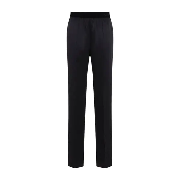 TOM FORD Satin Straight-leg Pants - Black