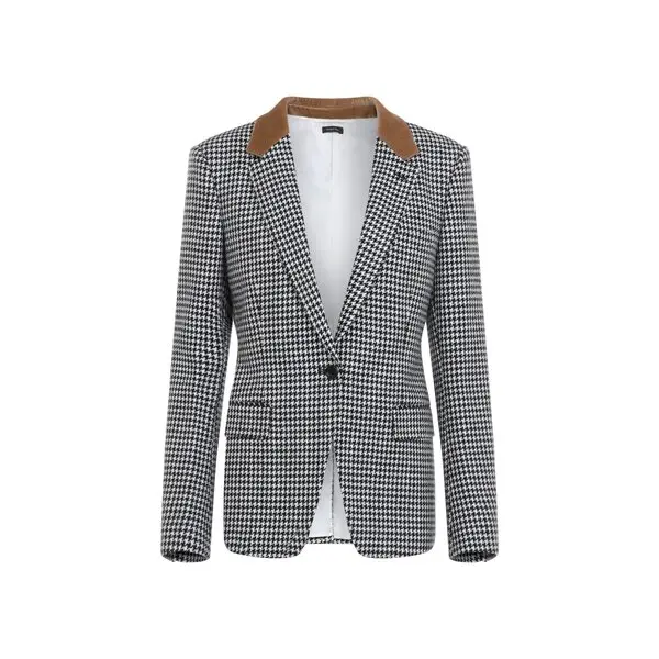 TOM FORD Pied De Poule Jacket - Black