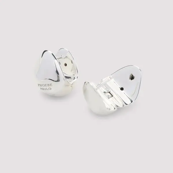 Phoebe Philo Pebble Studded Earrings