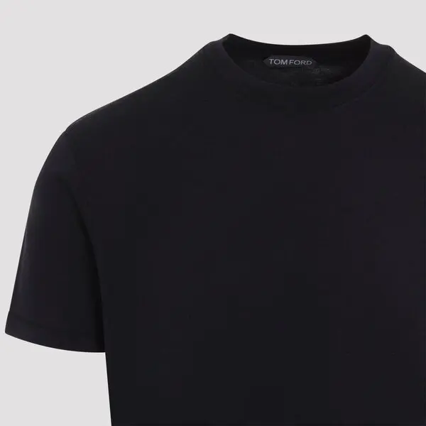 TOM FORD Lyocell T-shirt - Black