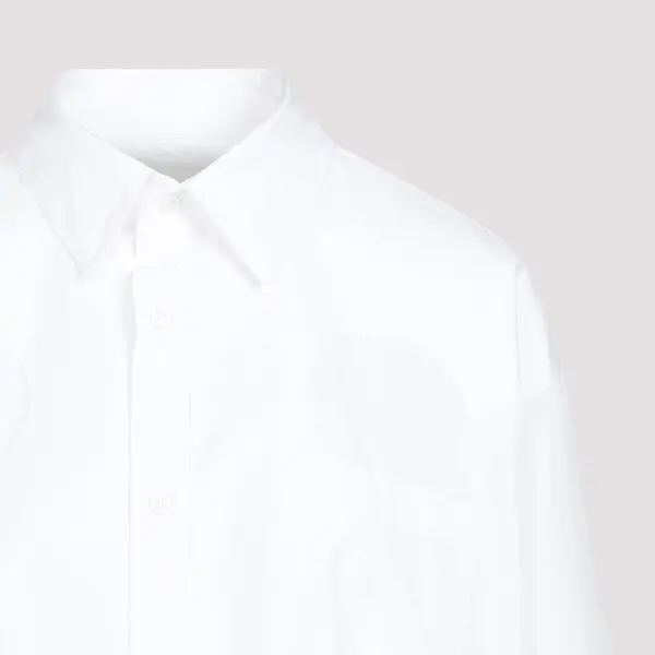 MAISON MARGIELA Cotton Shirt With Pointed Collar And Drop Shoulder