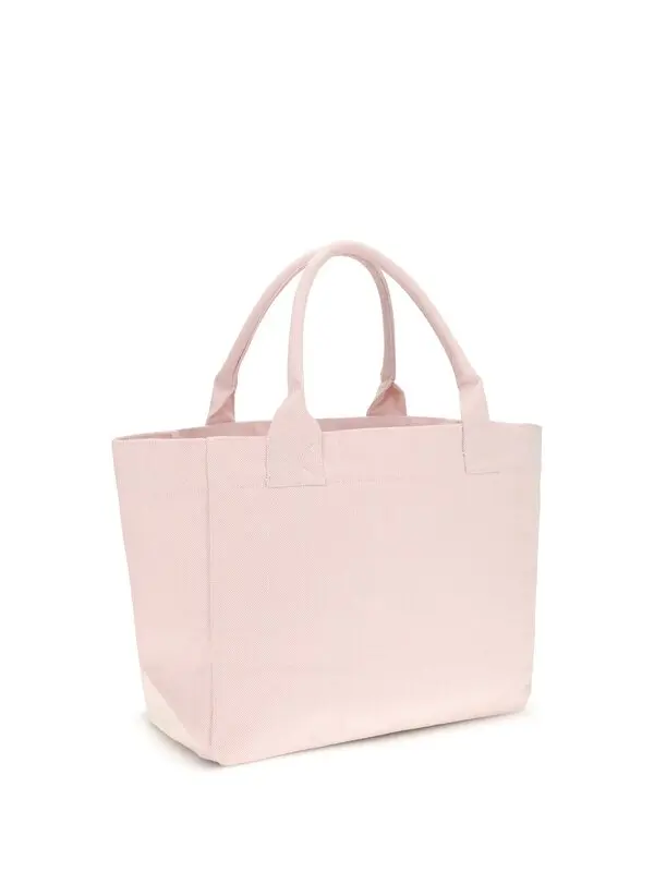 GANNI Raspberry Logo Shopper