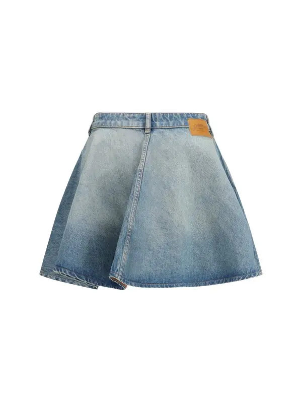 GANNI Denim Miniskirt