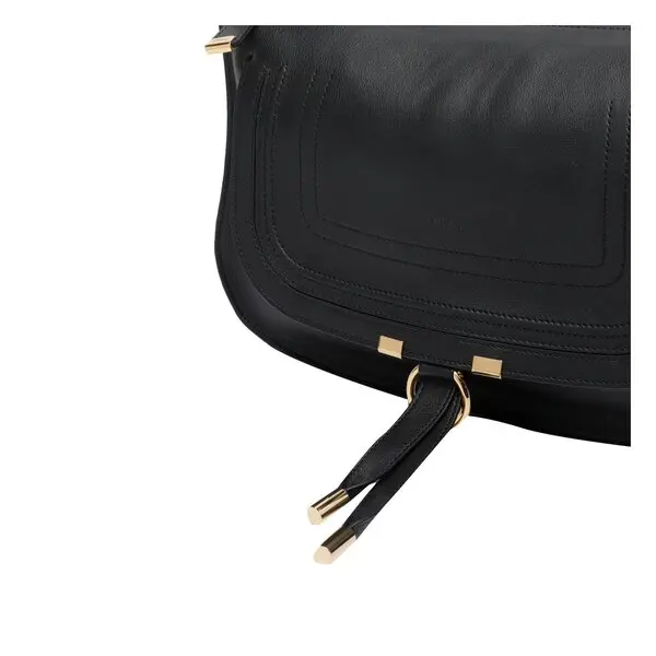 Chloé Small Marcie Shoulder Bag - Black