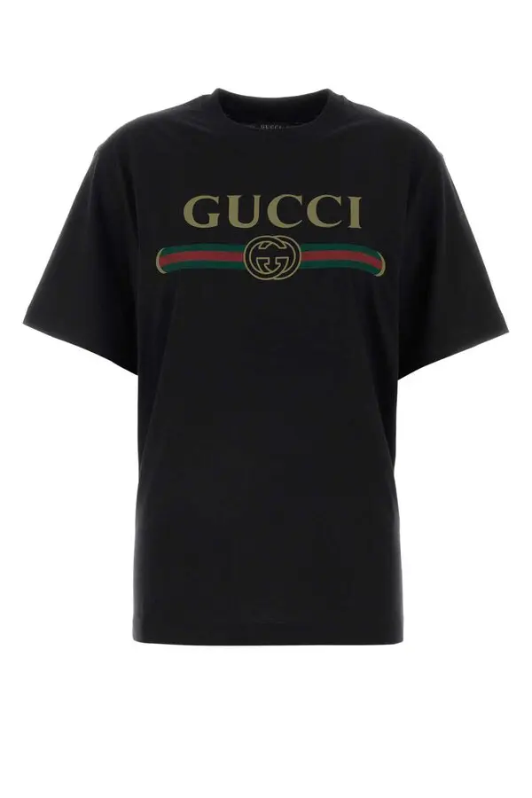 Gucci Cotton Blend T-shirt - Black