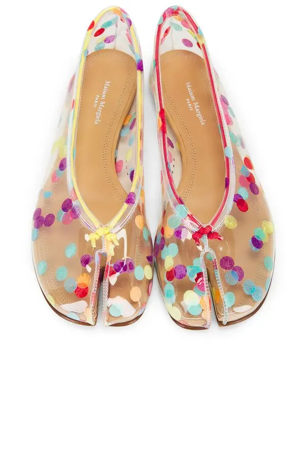 MAISON MARGIELA Tabi Ballerina Flat In Neutral