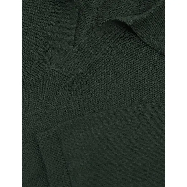 REISS Duchie Short-sleeved Wool Polo Shirt