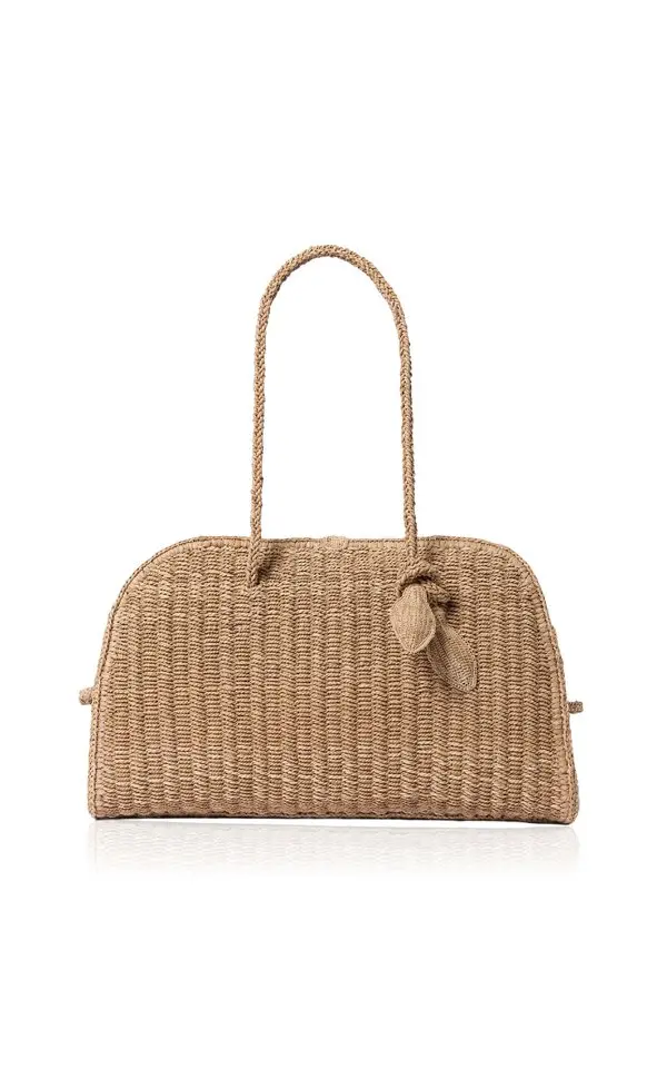 Jacquemus Le Turismo Raphia Leather Bag