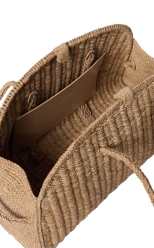 Jacquemus Le Turismo Raphia Leather Bag