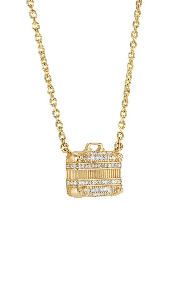 NEVERNOT Travel 14k Yellow Small Necklace