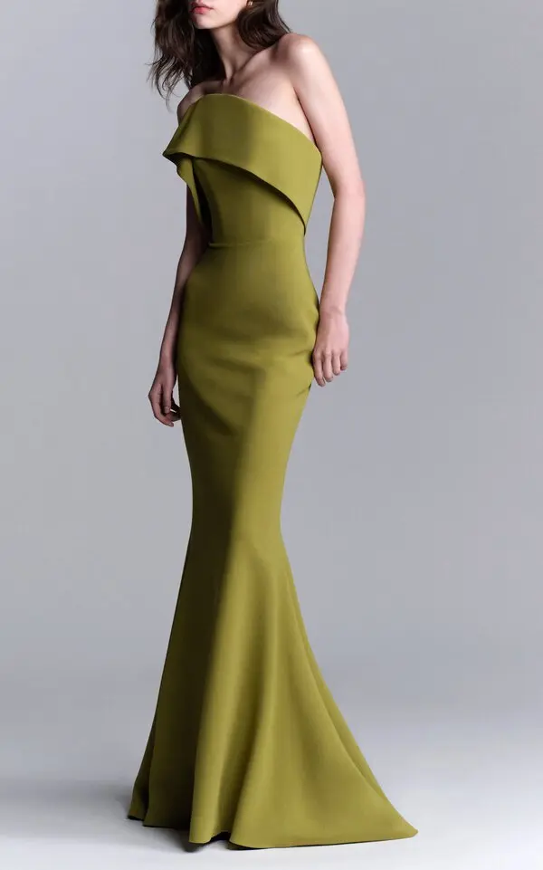 Elie Saab Fold Over Top Gown