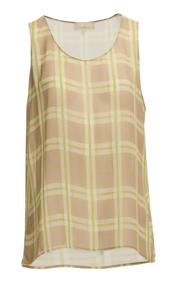 Elie Saab Silk Tank Top