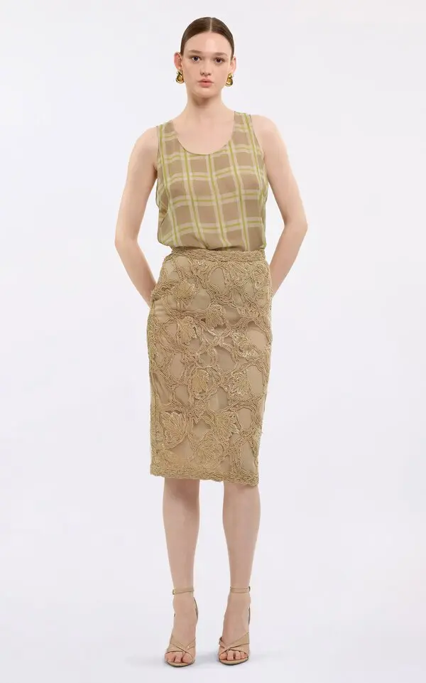 Elie Saab Silk Tank Top