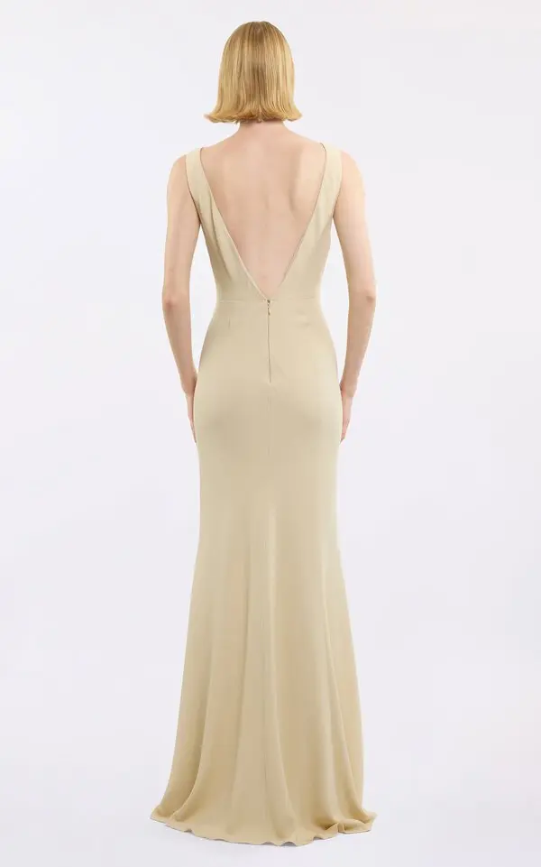 Elie Saab Floral-embellished Maxi Dress