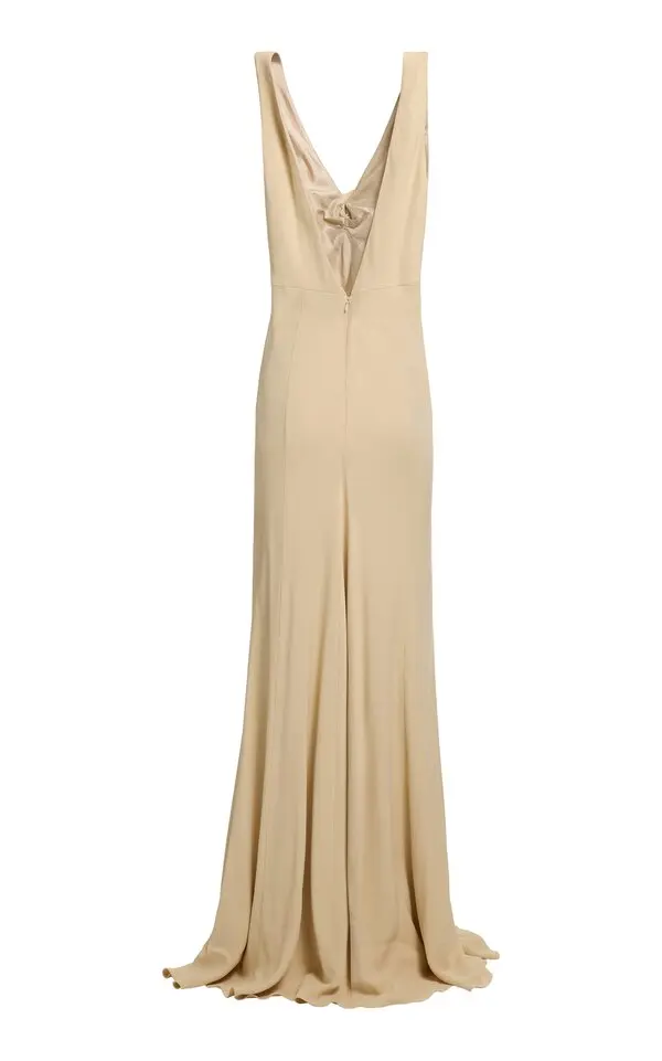 Elie Saab Floral-embellished Maxi Dress