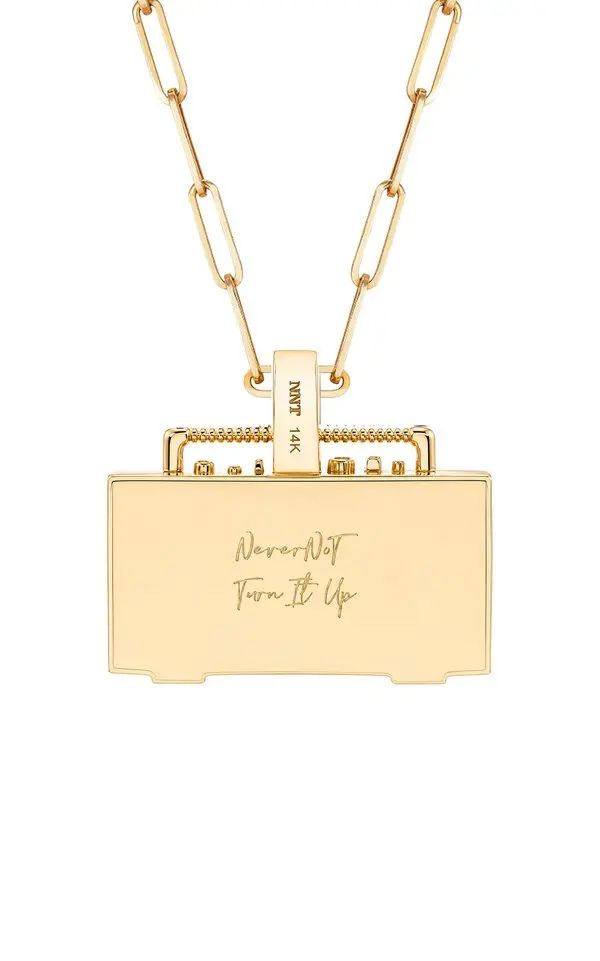 NEVERNOT Smooth Operator 14k Yellow Gold Necklce