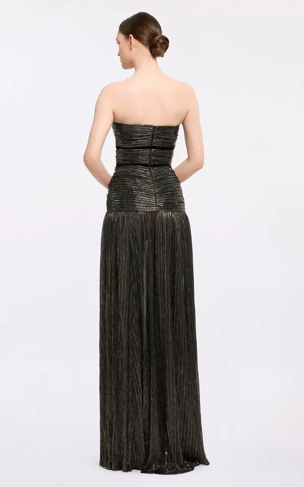 Elie Saab Draped Sequin Gown