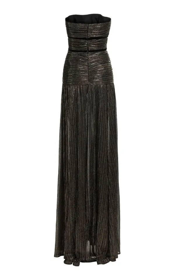 Elie Saab Draped Sequin Gown