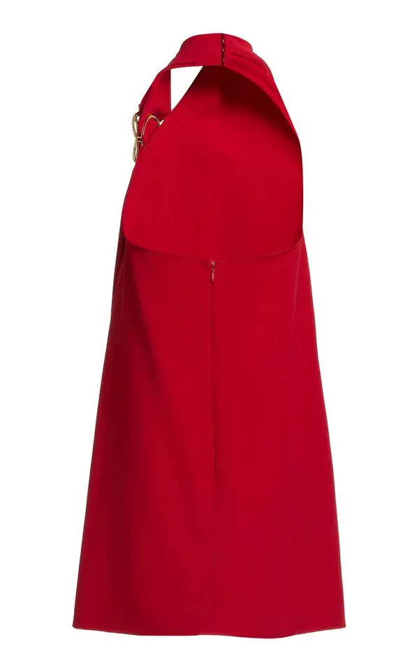 Elie Saab Scarf Draped Mini Dress