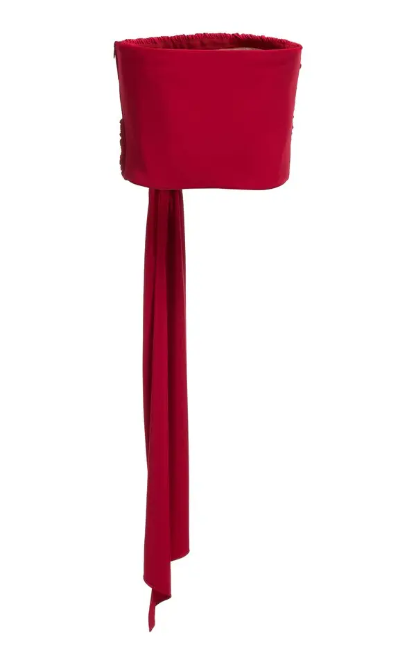 Elie Saab Asymmetrical Draped Corset