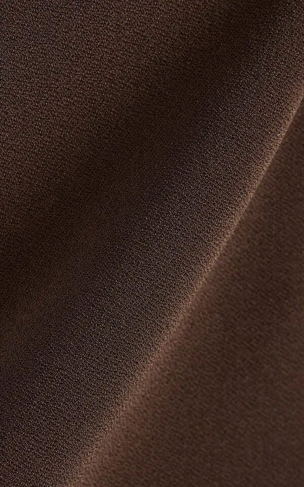 BIRROT Exclusive Lay3 Crepe Mini Skirt - Brown