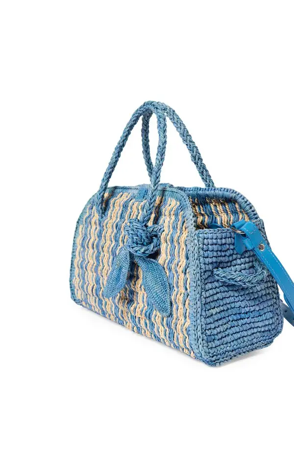 Jacquemus Le Petit Turismo Raphia Leather Bag