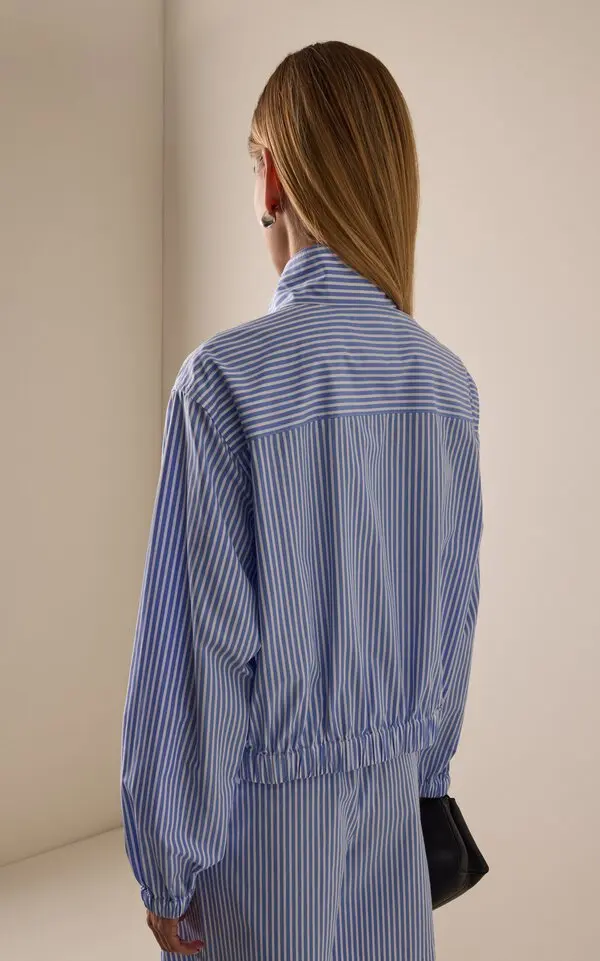 Lafayette 148 New York Cotton Bomber Jacket