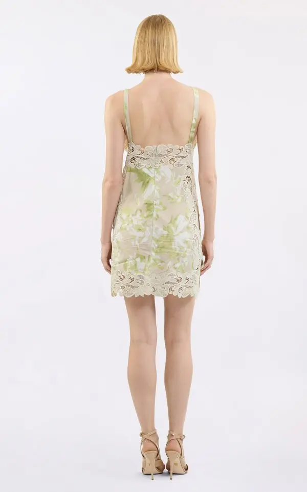 Elie Saab Lace-insert Mini Dress