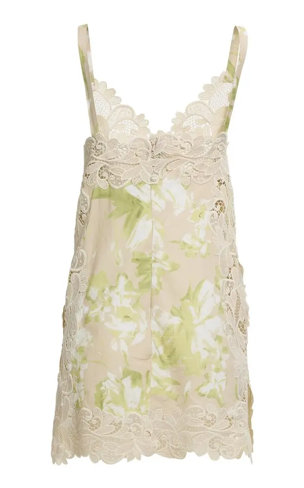 Elie Saab Lace-insert Mini Dress