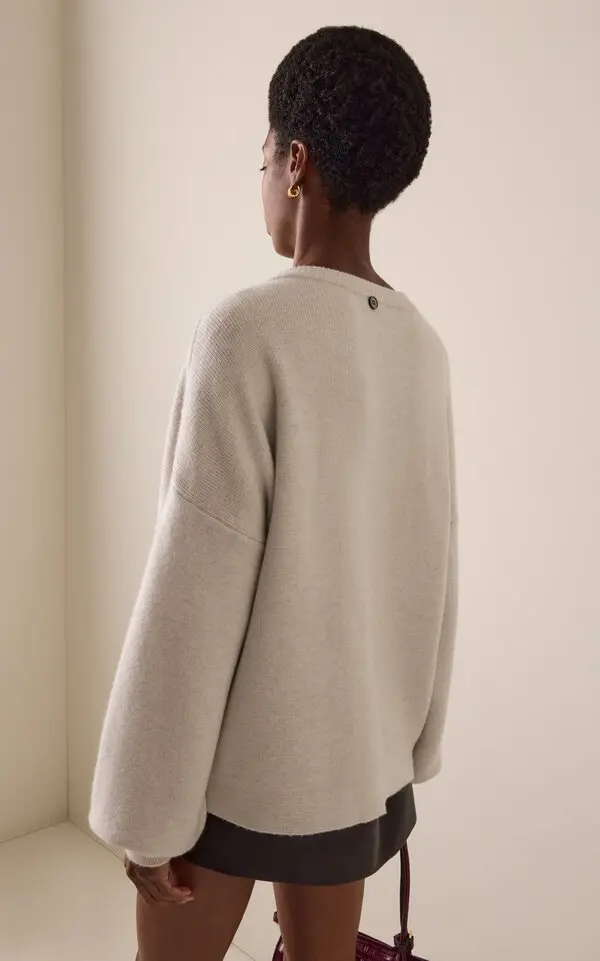 BIRROT Knitted Wool Cardigan