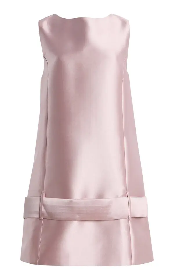 MARLIES GRACE Satin Mini Dress - Pink