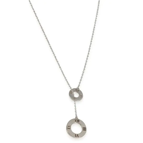 Tiffany & Co. Sterling Silver Atlas Lariat Necklace