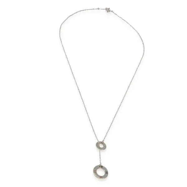 Tiffany & Co. Sterling Silver Atlas Lariat Necklace