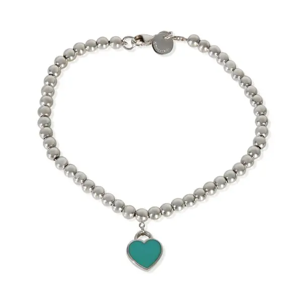 Tiffany & Co. Sterling Silver Heart Charm Bracelet - Sterling_silver