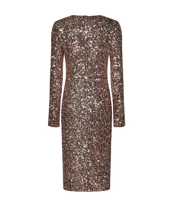 Dolce & Gabbana Dolce Gabbana Sequin Embellished Midi Dress