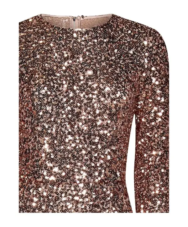 Dolce & Gabbana Dolce Gabbana Sequin Embellished Midi Dress