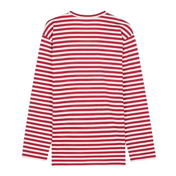 Play Comme Des Garcon Striped Long Sleeve T-shirt