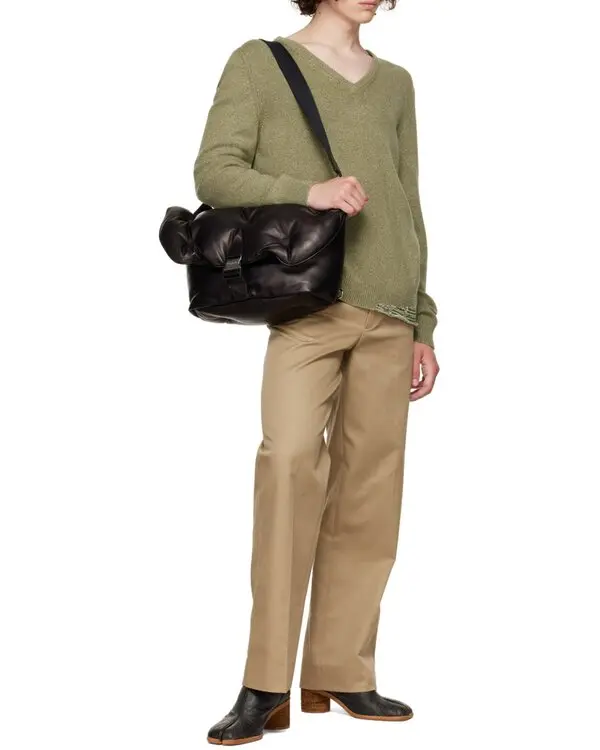 MAISON MARGIELA Quilted Buckle Shoulder Bag