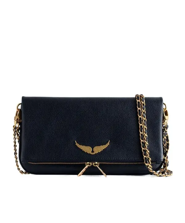 Zadig&Voltaire Voltaire Logo-plaque Clutch Bag